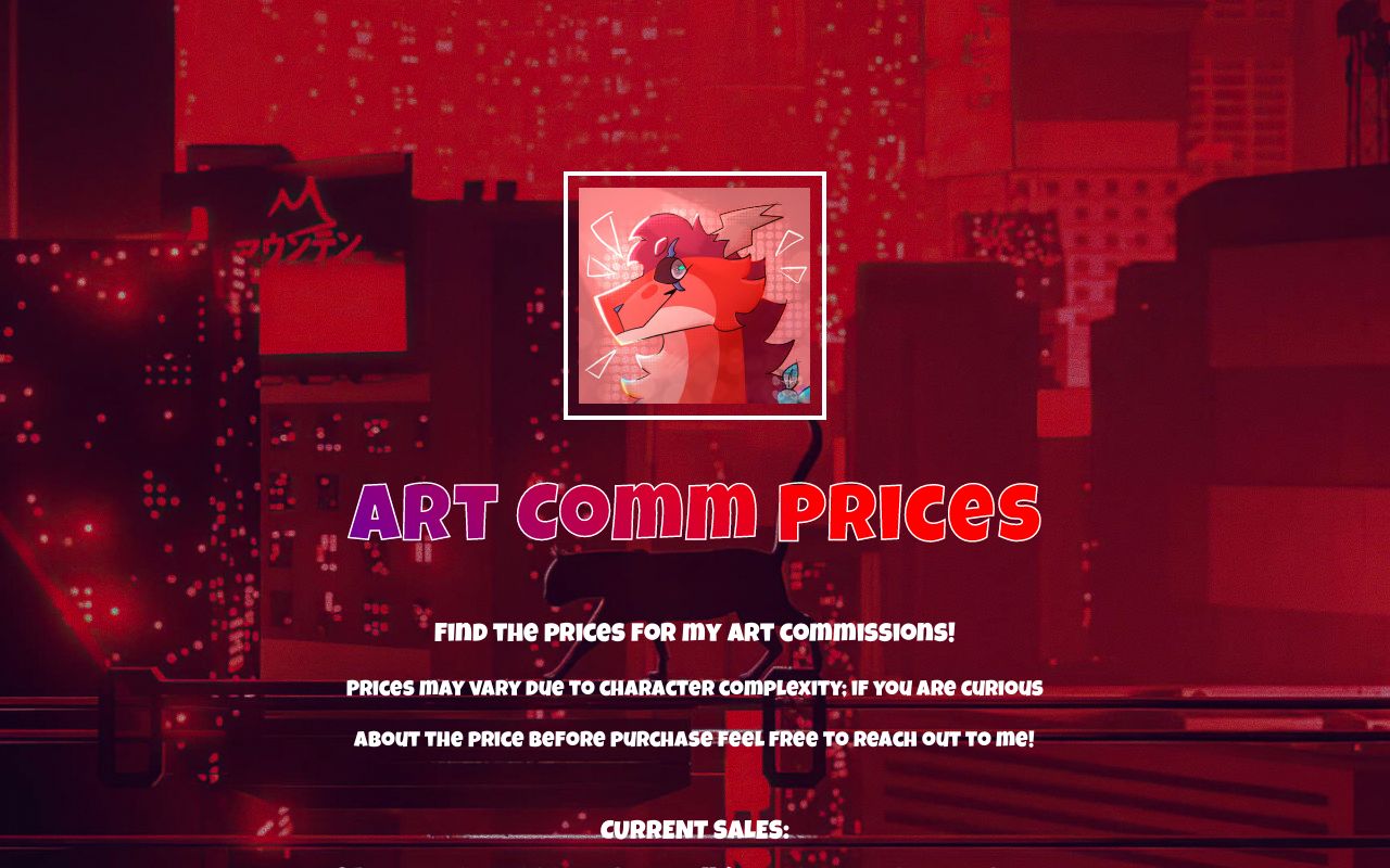 Art Comm Prices